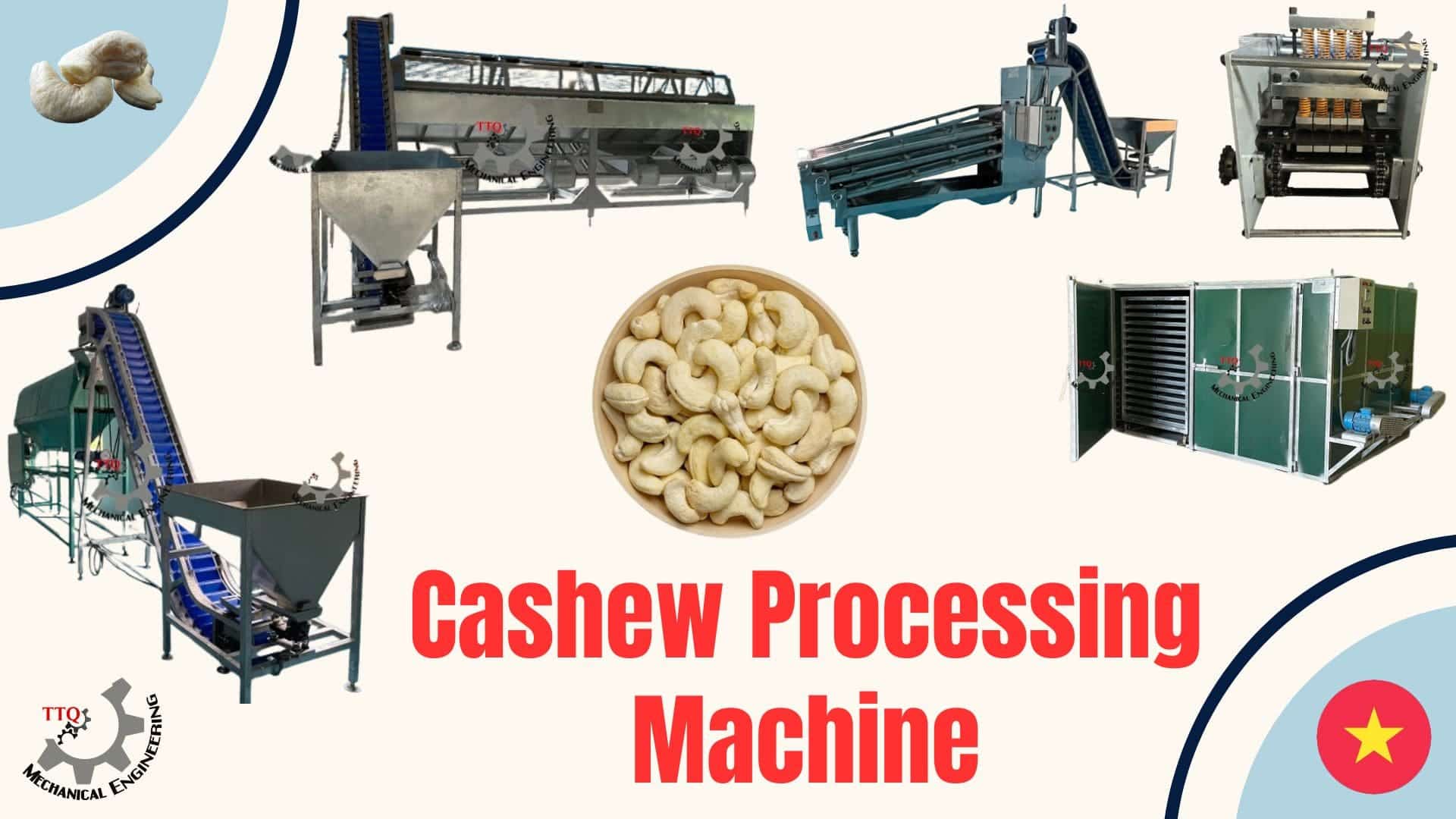 Cashew Processing Machine - TTQ Kaju Processing Machinery